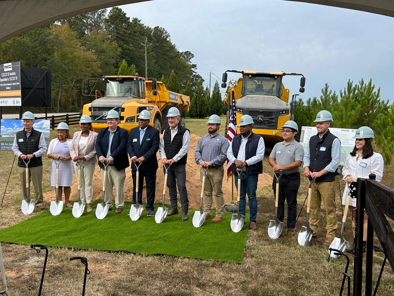 Groundbreaking Ceremony for Building A in PNK Park Southern Gateway ...